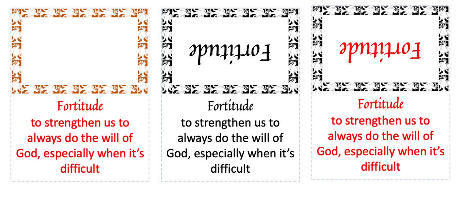 Pentecost Gifts of the Holy Spirit Cards Catechesis of the Good ...