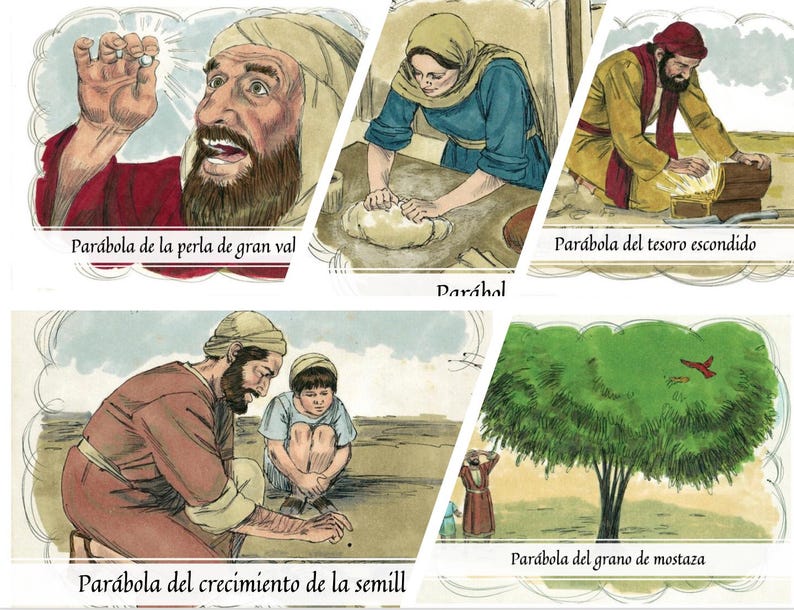 Párabolas Del Reino De Dios | CGS Booklets | Perla | Grano De Mostaza ...