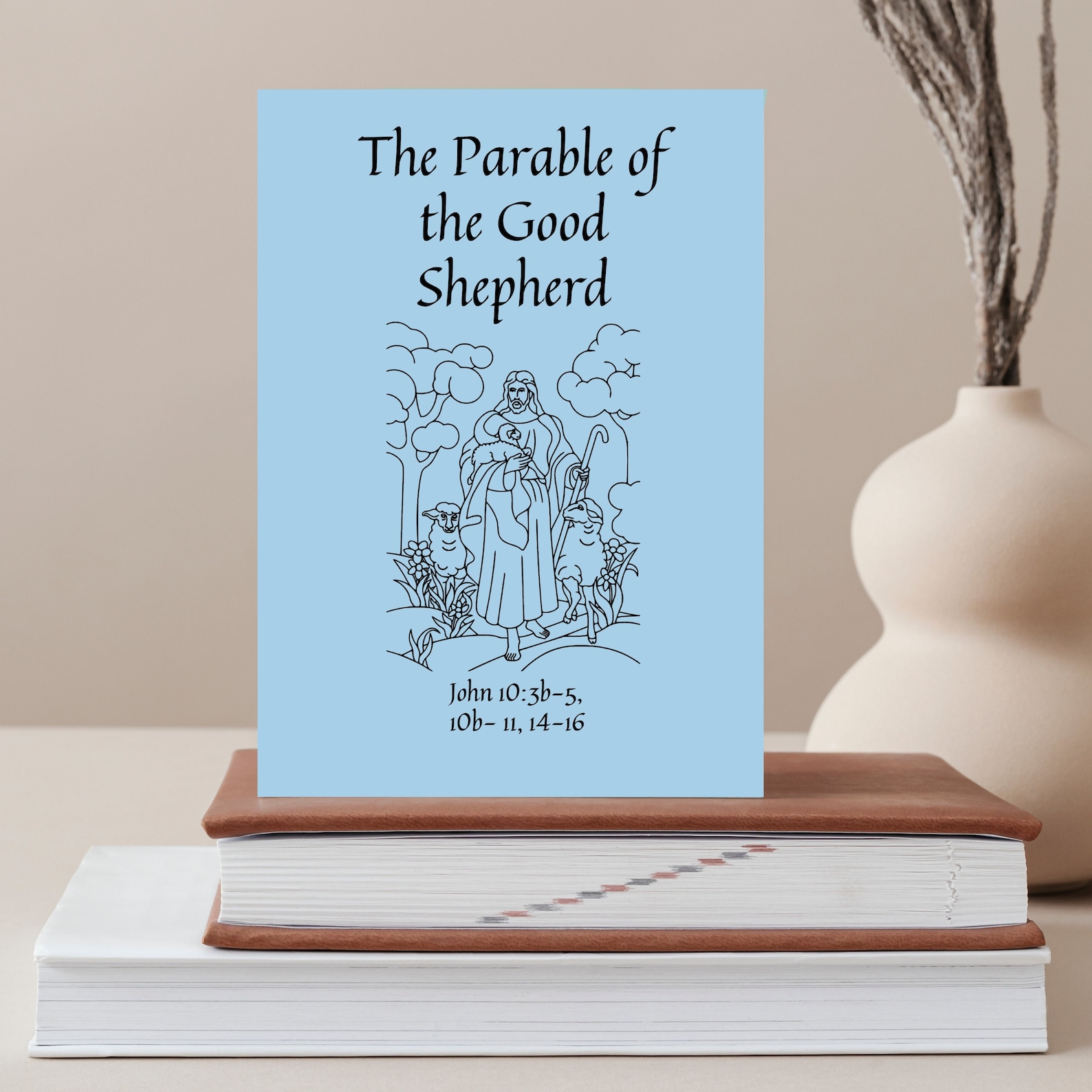 Parable of the Good Shepherd and Found Sheep | CGS Scripture Booklets ...