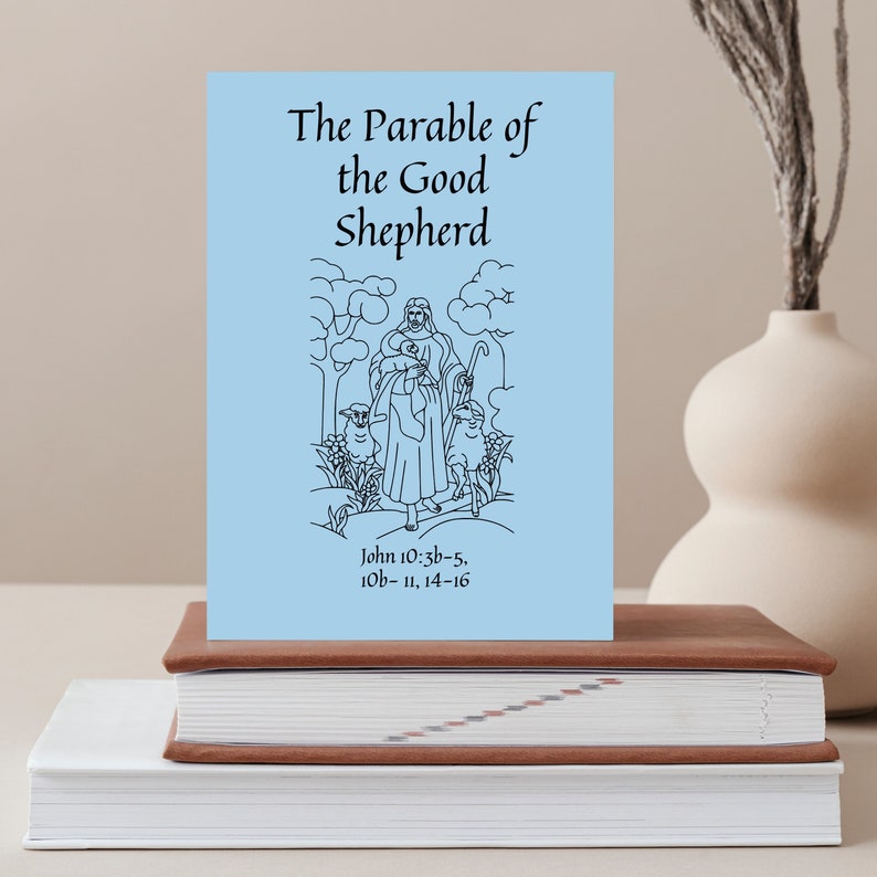 Parable of the Good Shepherd and Found Sheep | CGS Scripture Booklets ...