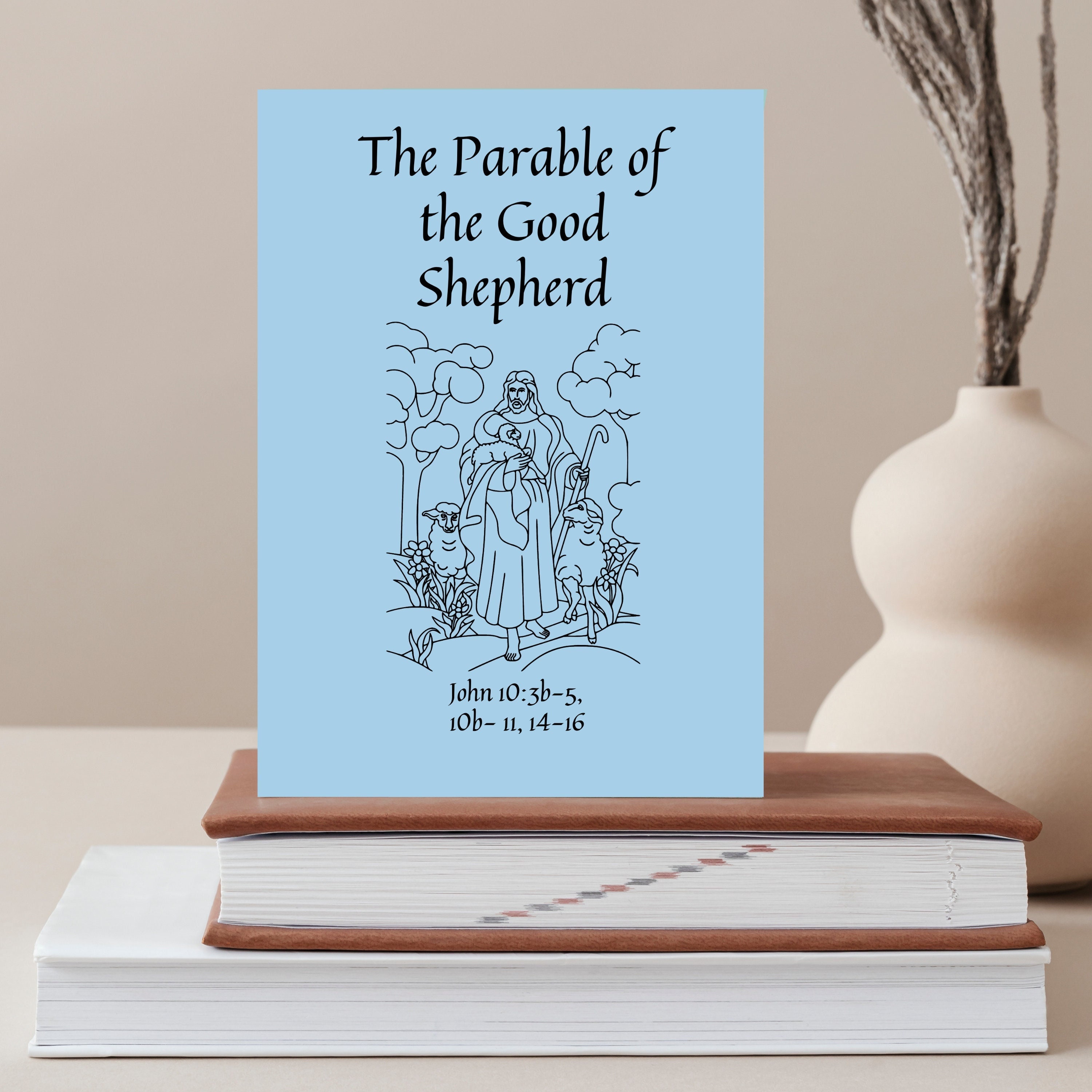 Parable of the Good Shepherd and Found Sheep | CGS Scripture Booklets ...