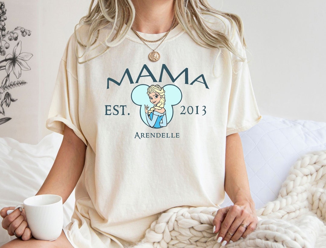 Disney Frozen Mama Shirt,princess Mom Shirt,snowman Mom Shirt, Mother's ...
