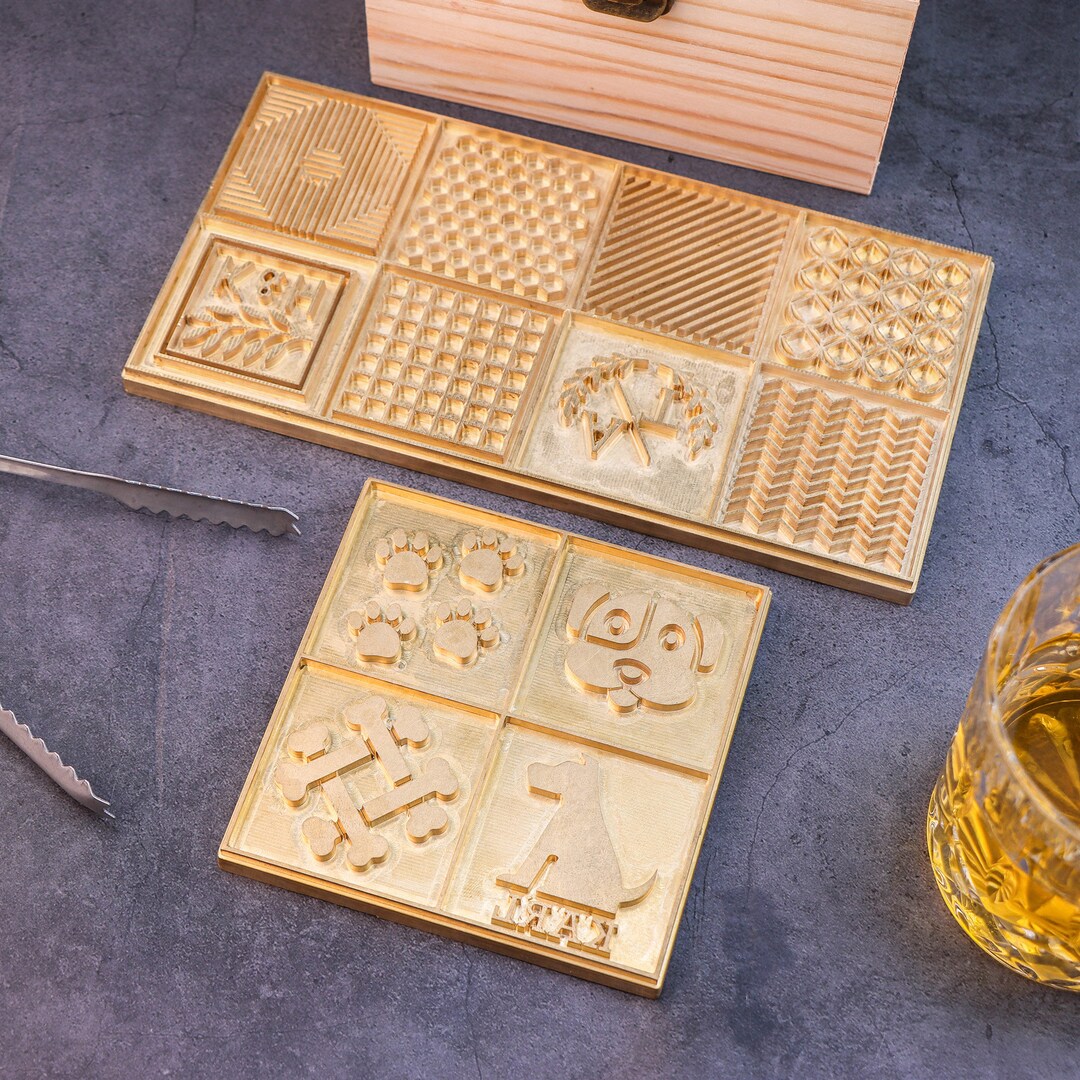 Ice Plate Custom, Ice Cube Tray, Bar Ice Tray Custom, Business Logo Ice ...