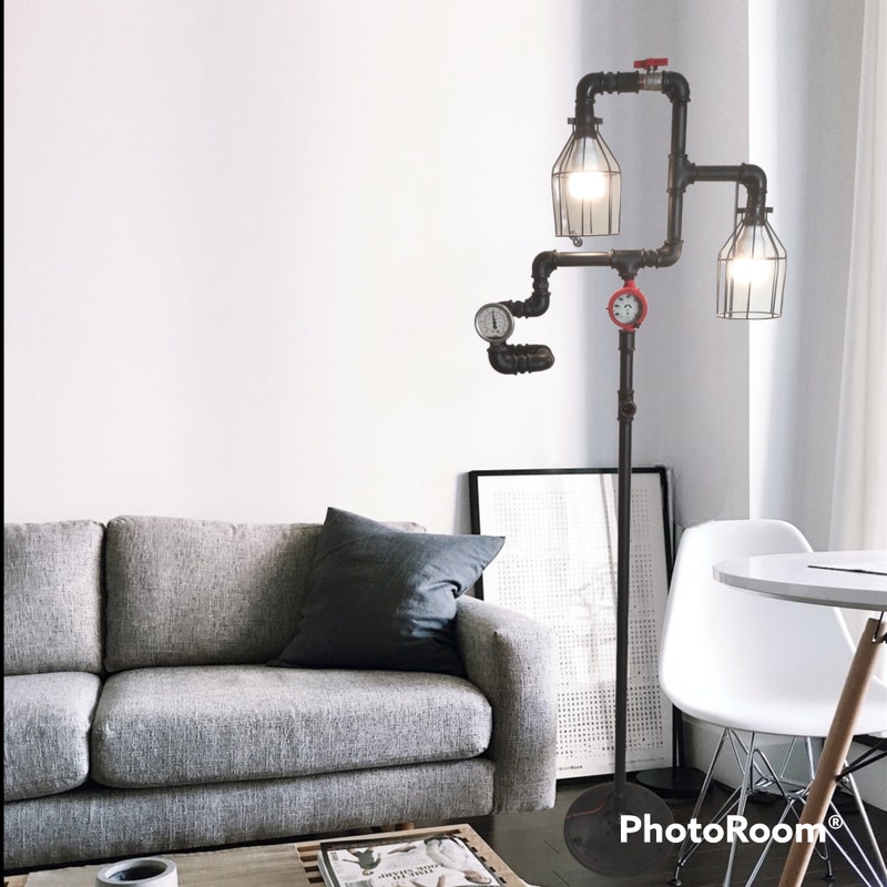 Pipe Floor Lamp - Etsy