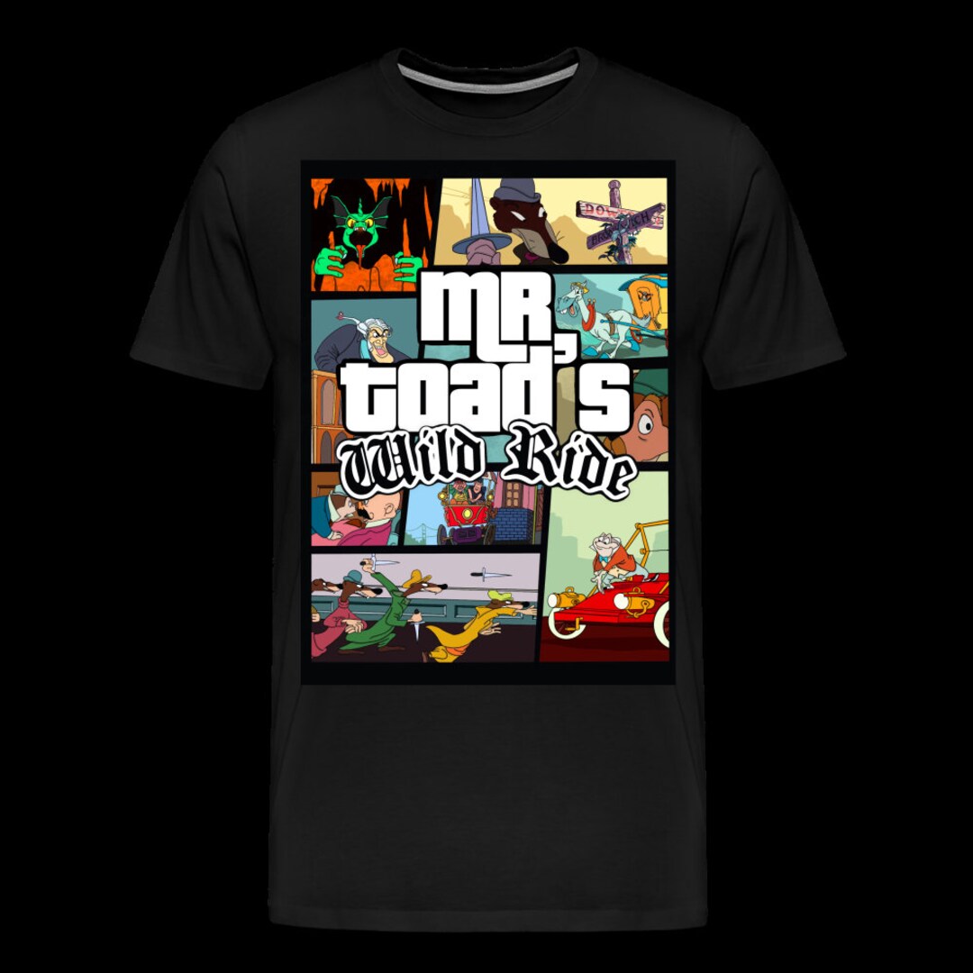 Disney X GTA: Mr Toad's Wild Ride Mashup Tee - Etsy