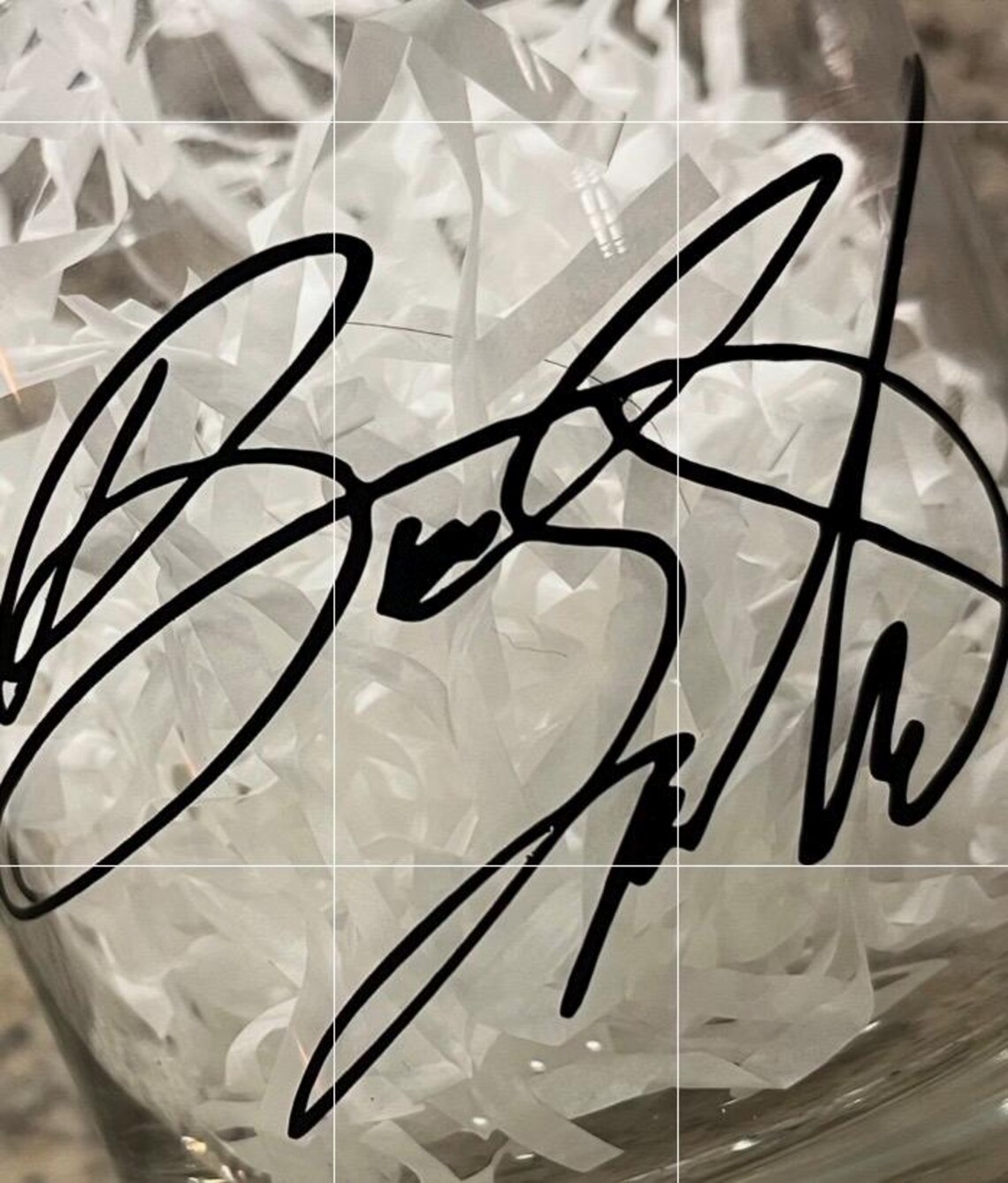 Bruce Springsteen's Signature on a 16 Oz Tall Pub Glass - Etsy