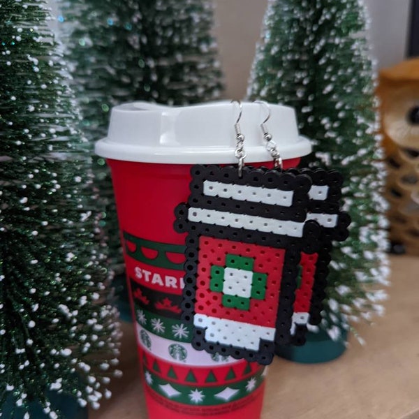 Perler Bead Earrings - Etsy