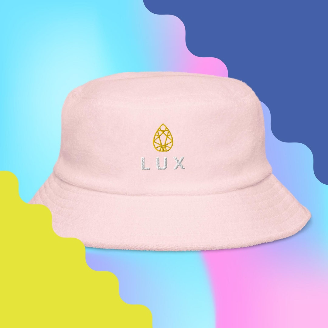 LUX Pop Art Unstructured Terry Cloth Bucket Hat - Etsy