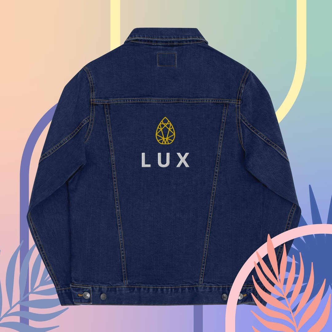 LUX Pop Art Unisex Denim Jacket - Etsy