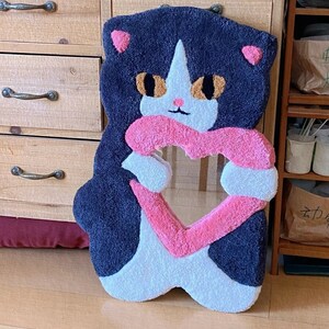 Punch Needle Beginner Kit Cat Mirror/embroidery Punch Needle Start Kit ...