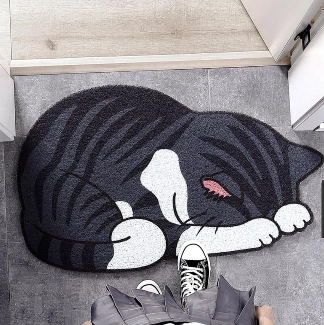 Tufted Punch Needle Kitty Sleeping Rug/beginner Punch Needle Kit With ...