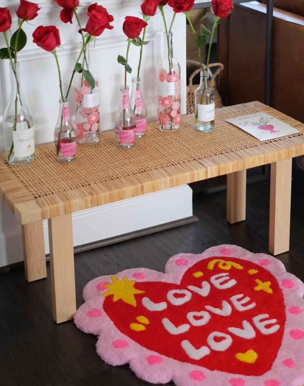 Punch Needle Tuft Love Rug / Beginner DIY Kit - Etsy