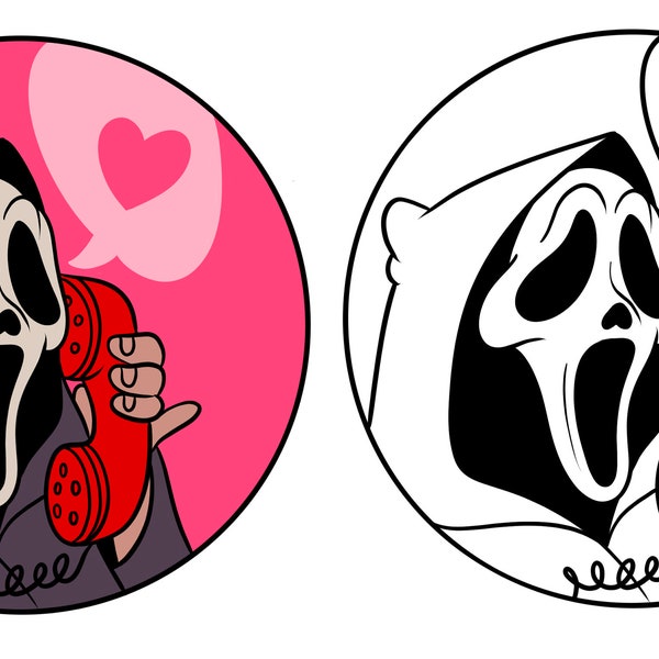 Scream Mask Svg - Etsy