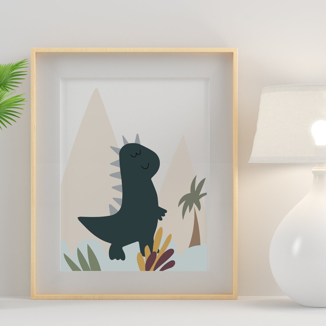 Dinosaur Bedroom Decor Kids Printable Wall Decor Boys Wall Art Kids ...