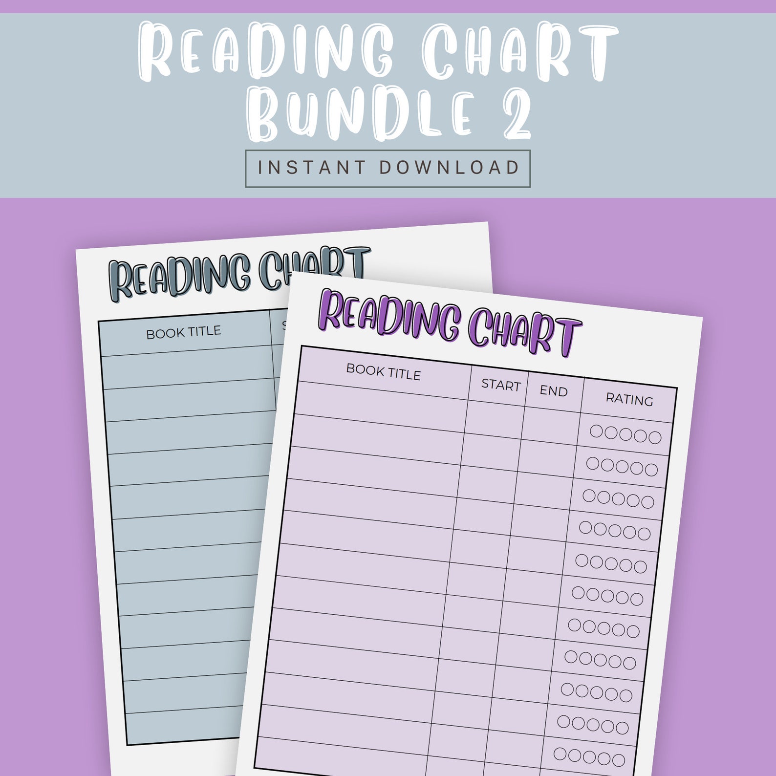 Summer Planning and Reading Chart Printables - Etsy