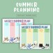 Summer Planning and Reading Chart Printables - Etsy