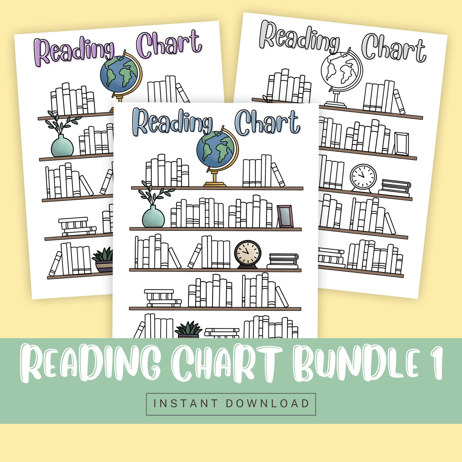 Summer Planning and Reading Chart Printables - Etsy