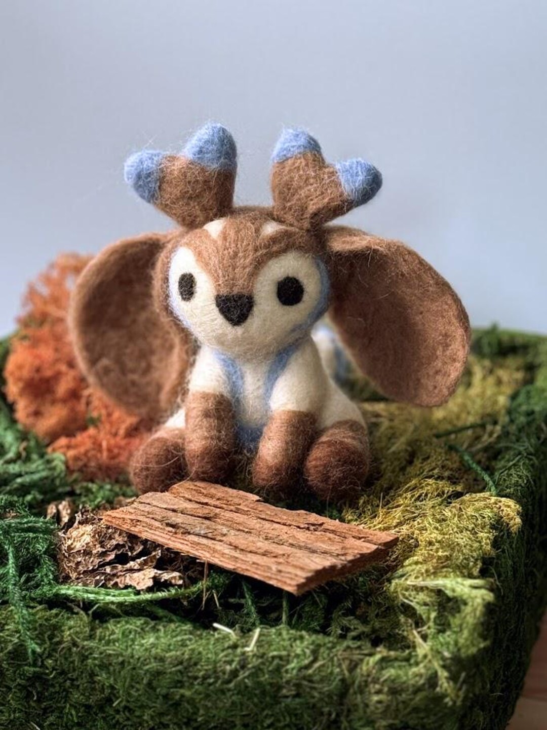 Palia Needle Felted Proudhorn Sernuk Plush: Game Character Gift - Etsy