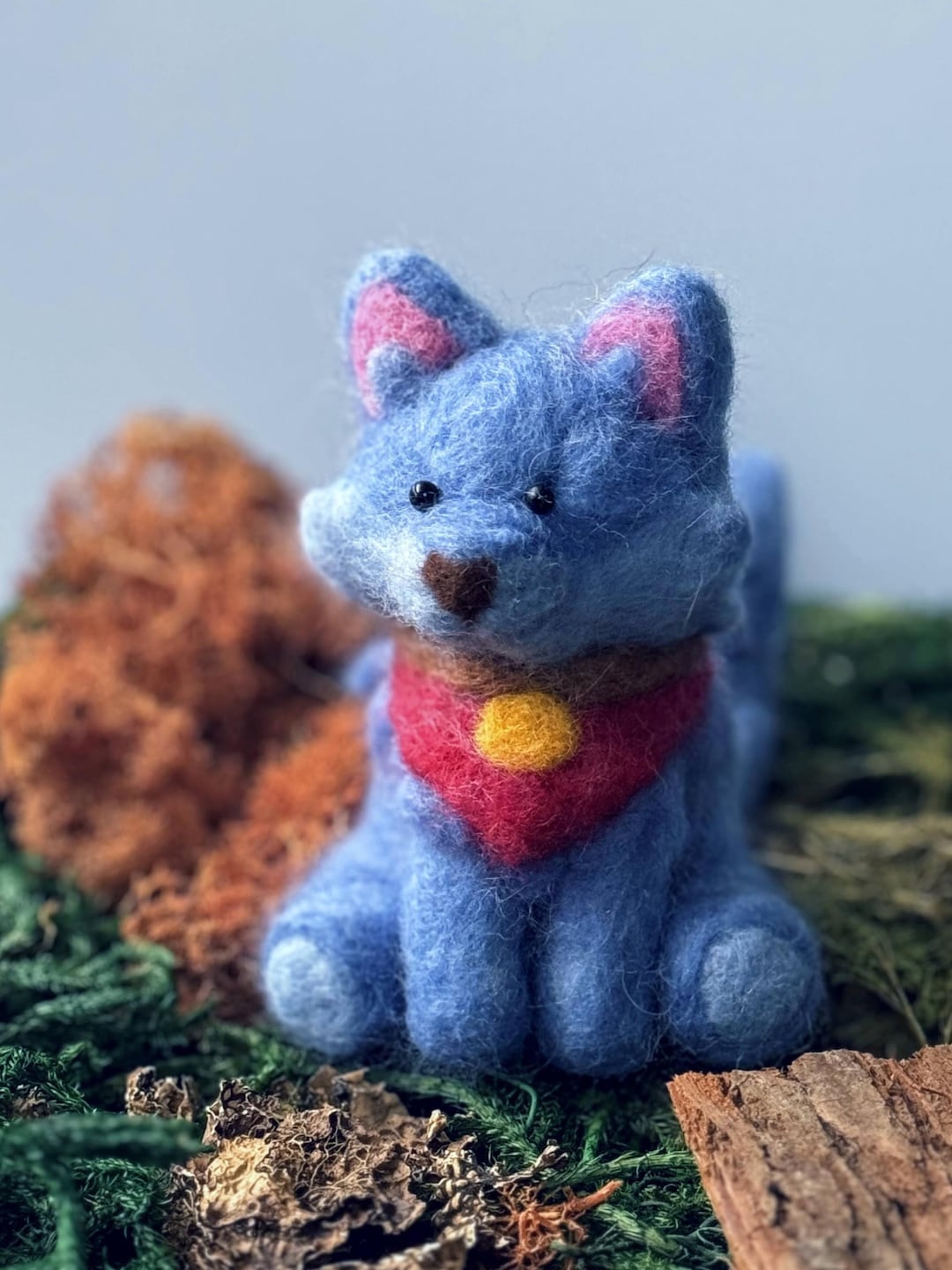 Palia Needle Felted Tau Plumehound Figurine: Game Collectible - Etsy