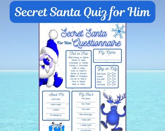 Gift Giving Questionnaire - Etsy