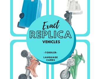 Montessori Toddler Language Cards- Exact Replica's Bundle - Etsy