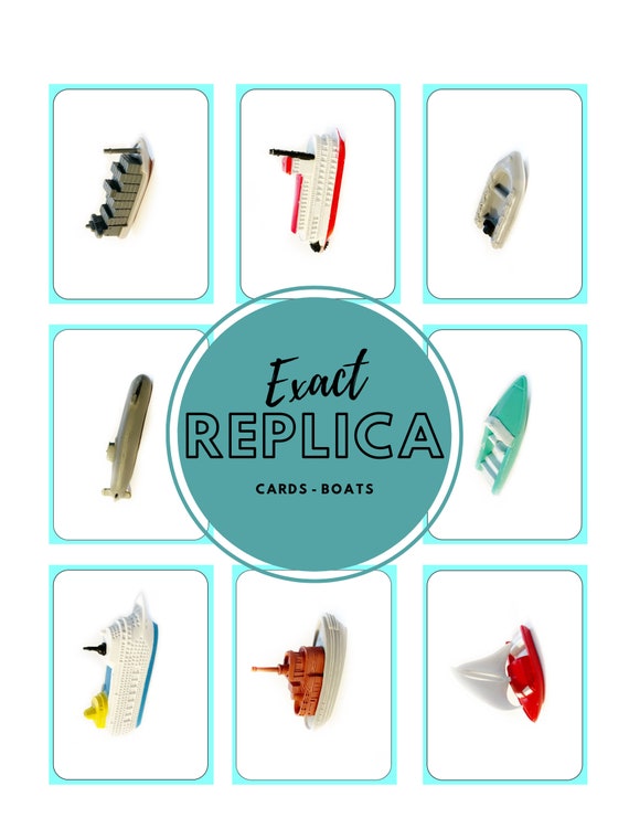 Montessori Toddler Language Cards Boats - Etsy
