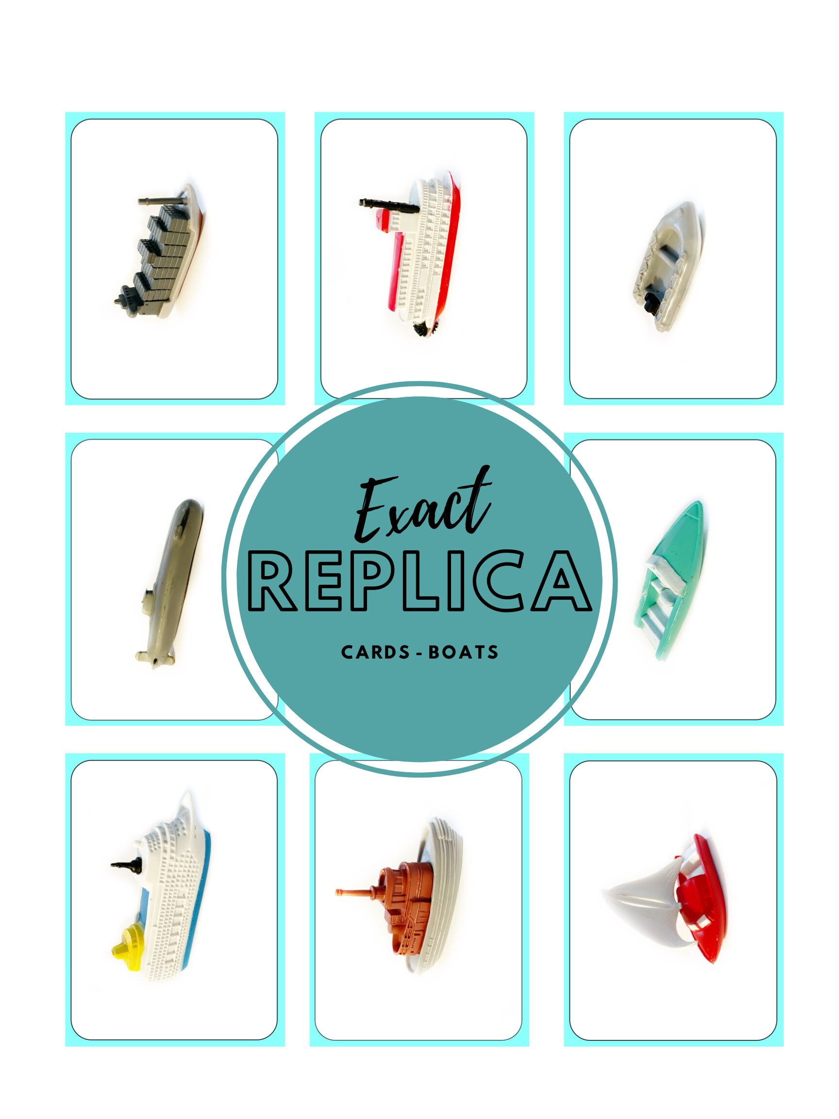 Montessori Toddler Language Cards Boats - Etsy