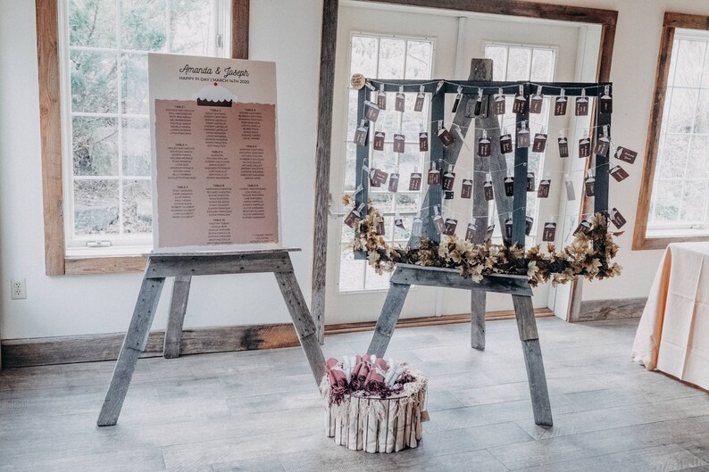 Wedding Seating Chart, Digital Download, Personalized Pie/pi Day Themed ...