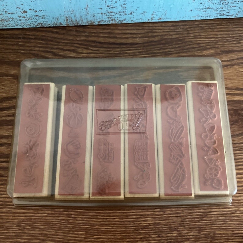 Vintage Stampin' Up! Rubber Stamps 1998 Tall Long Vehicles and Sport ...