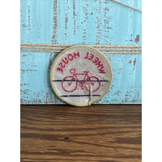 Vintage Wheel House Bike Patch Round 3” - Gem
