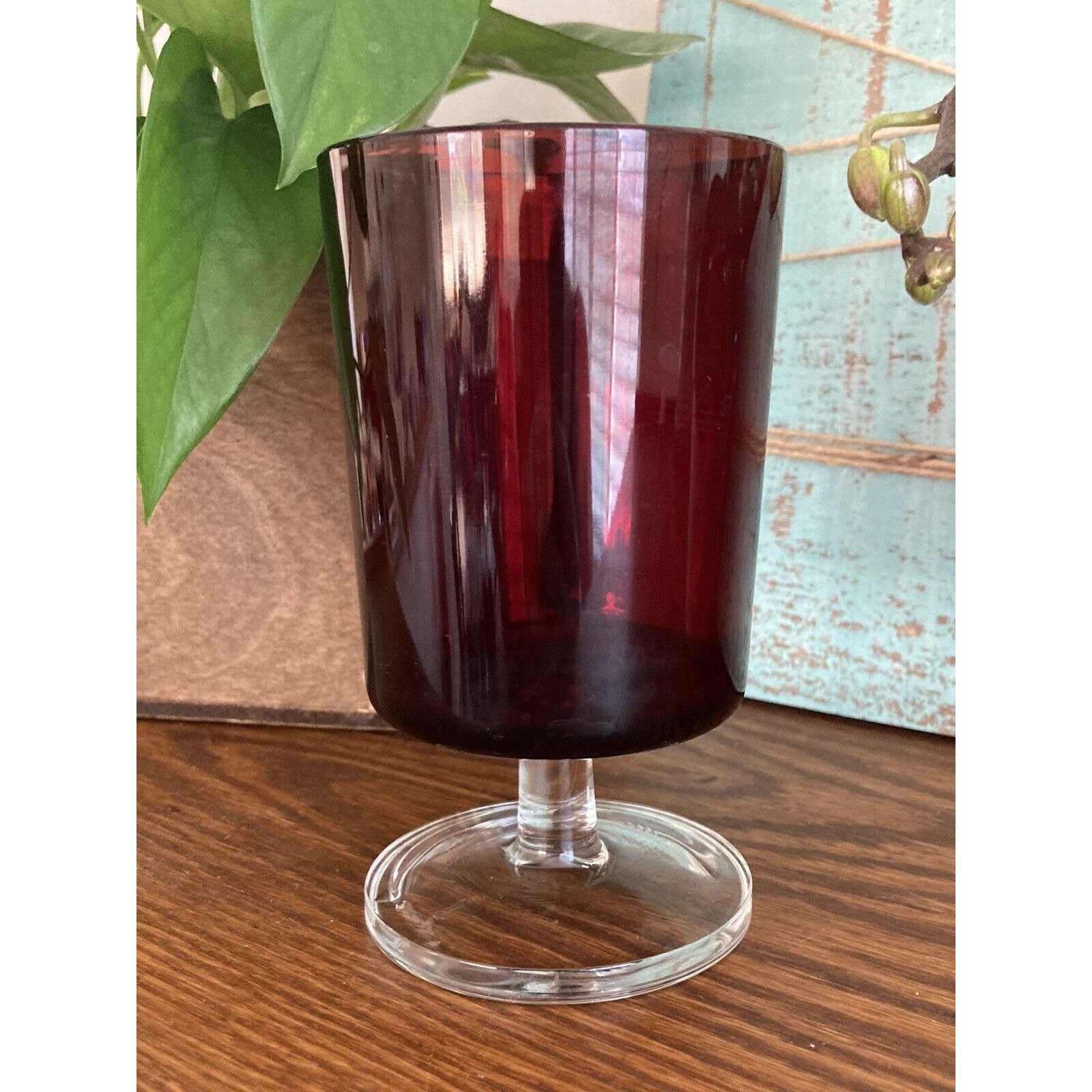 5 Vintage Luminarc ARCOROC FRANCE Ruby Red Cordial Glasses 5 - Etsy