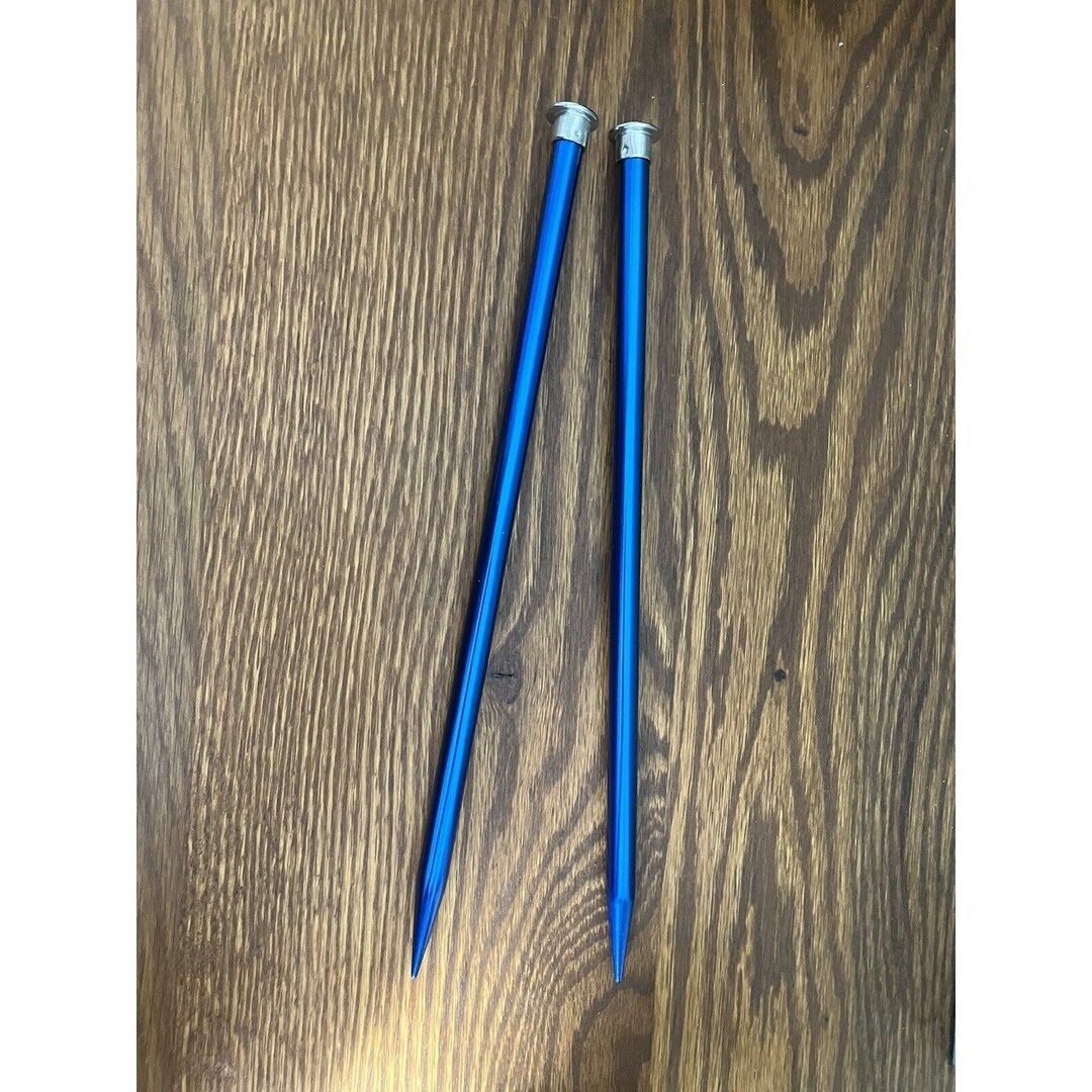 Boye Single Point Knitting Needles 9MM Aluminum Blue - Etsy