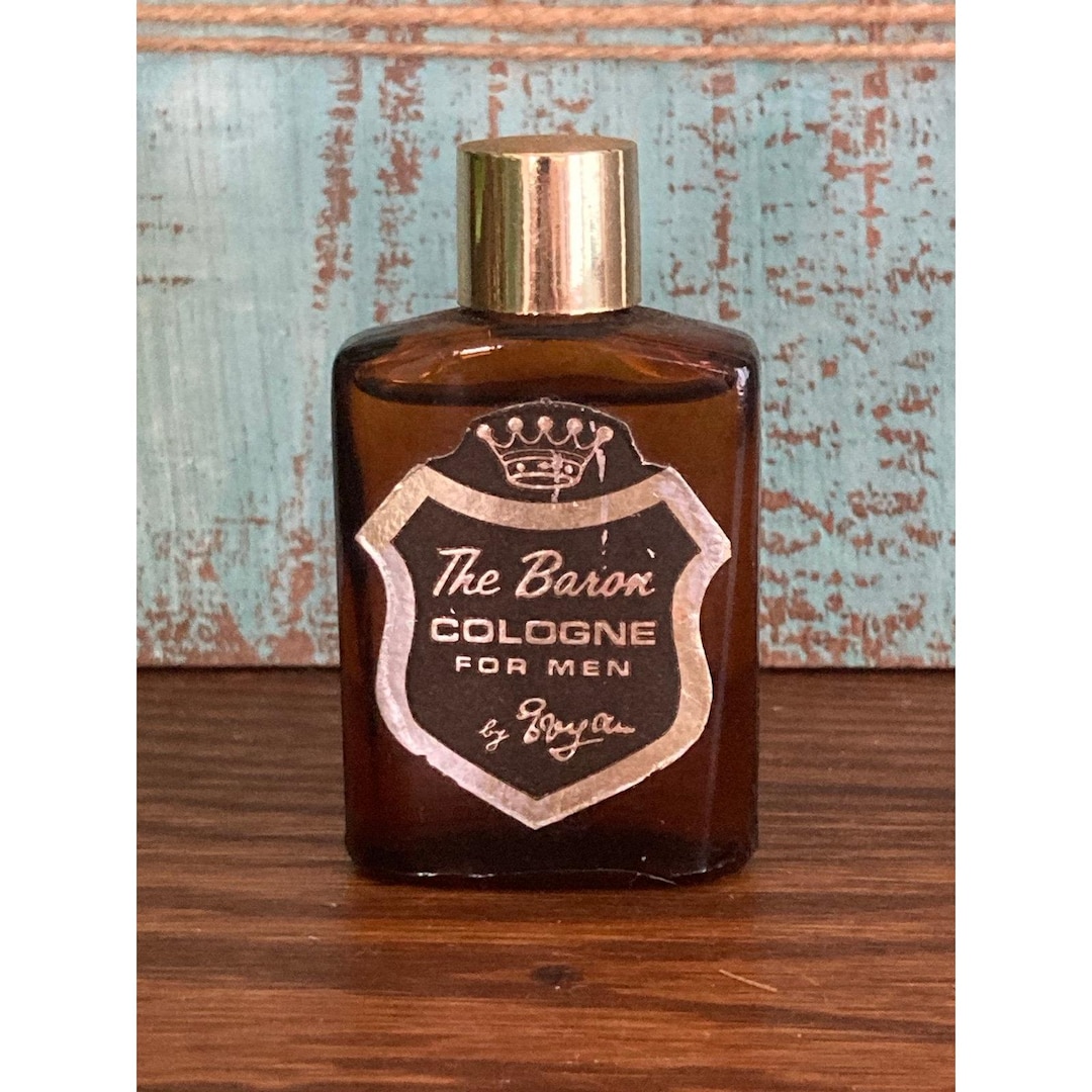 Vintage Evyan the Baron Cologne for Men Glass Bottle Rare Mini Splash 1 ...