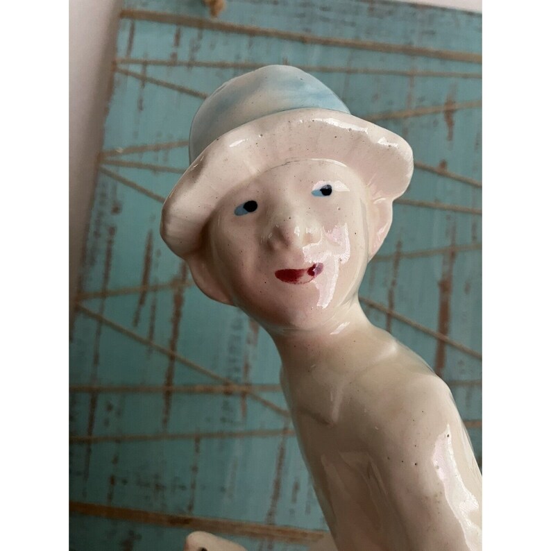 Robinson Ransbottom Ceramic Bird Bath Insert Huck Boy Fishing - Etsy