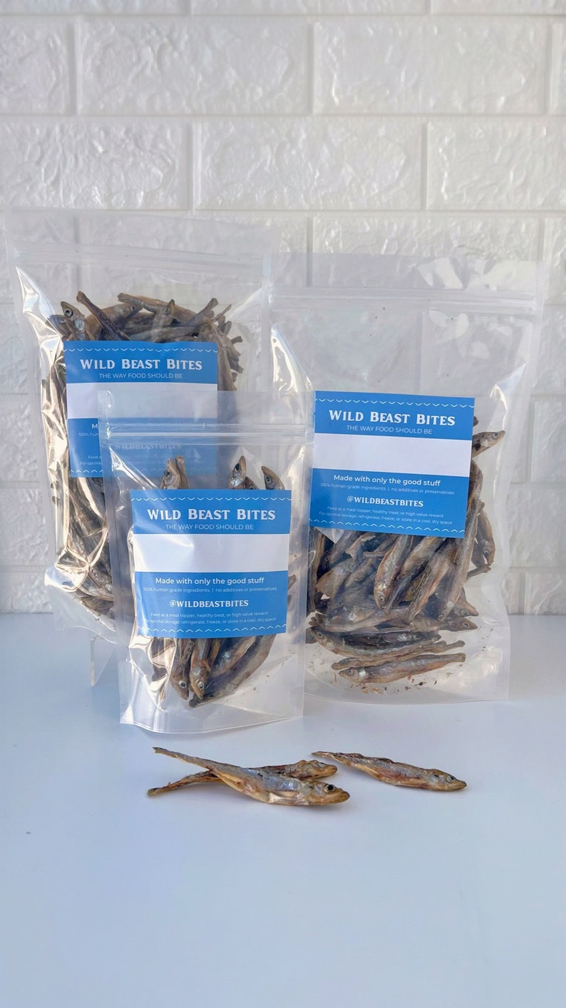 Dehydrated Whole Smelt Fish | Fish Size Varies Single Ingredient ...