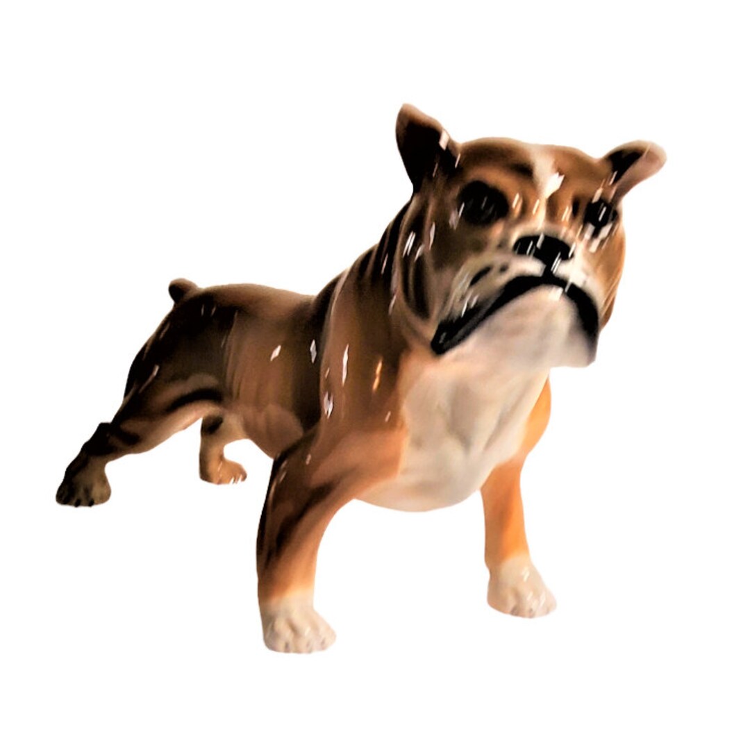 Vintage Italian Bulldog Figurine by Giovanni Ronzan - Etsy