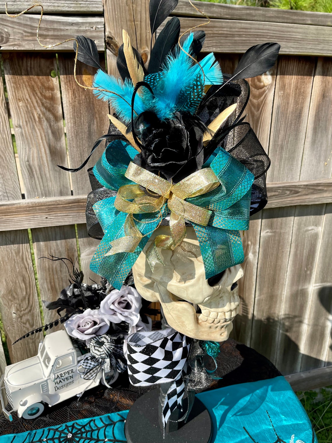 Skull With Top Hat - Etsy