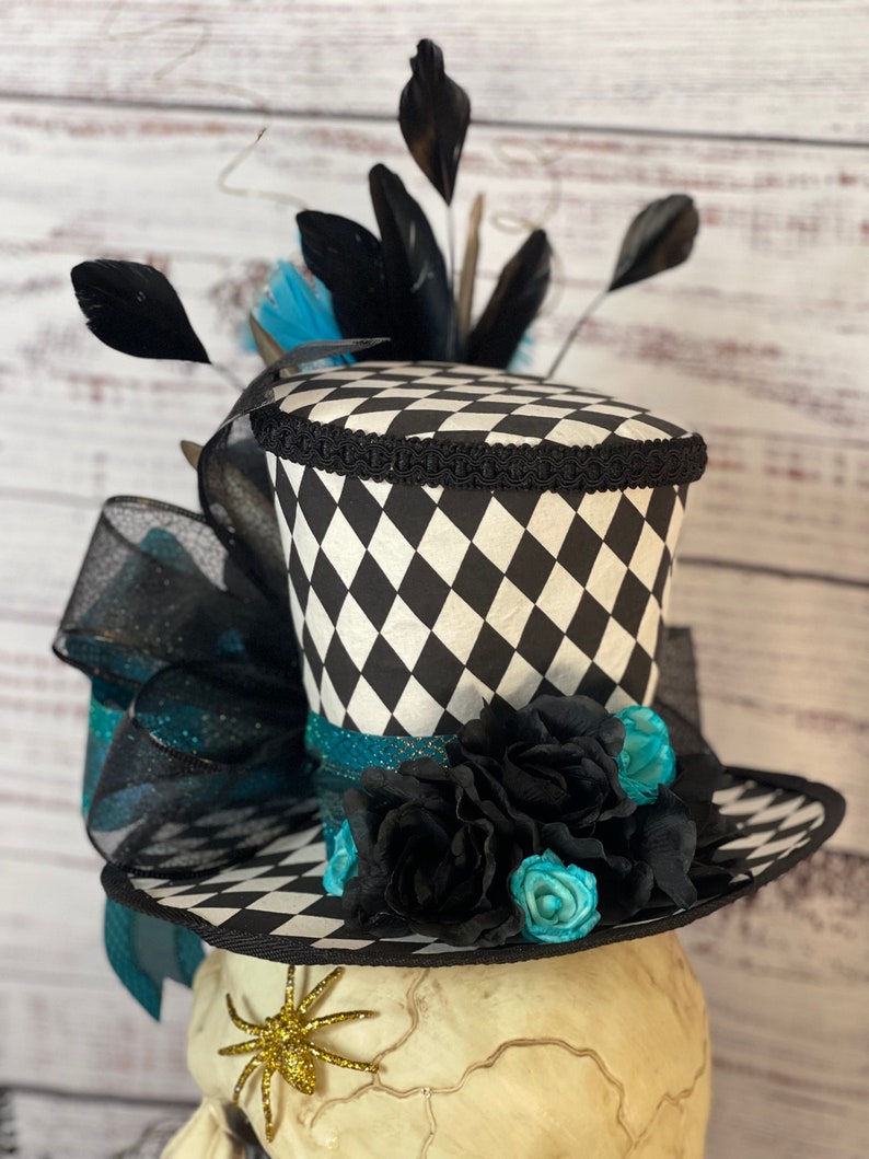 Skull With Top Hat - Etsy