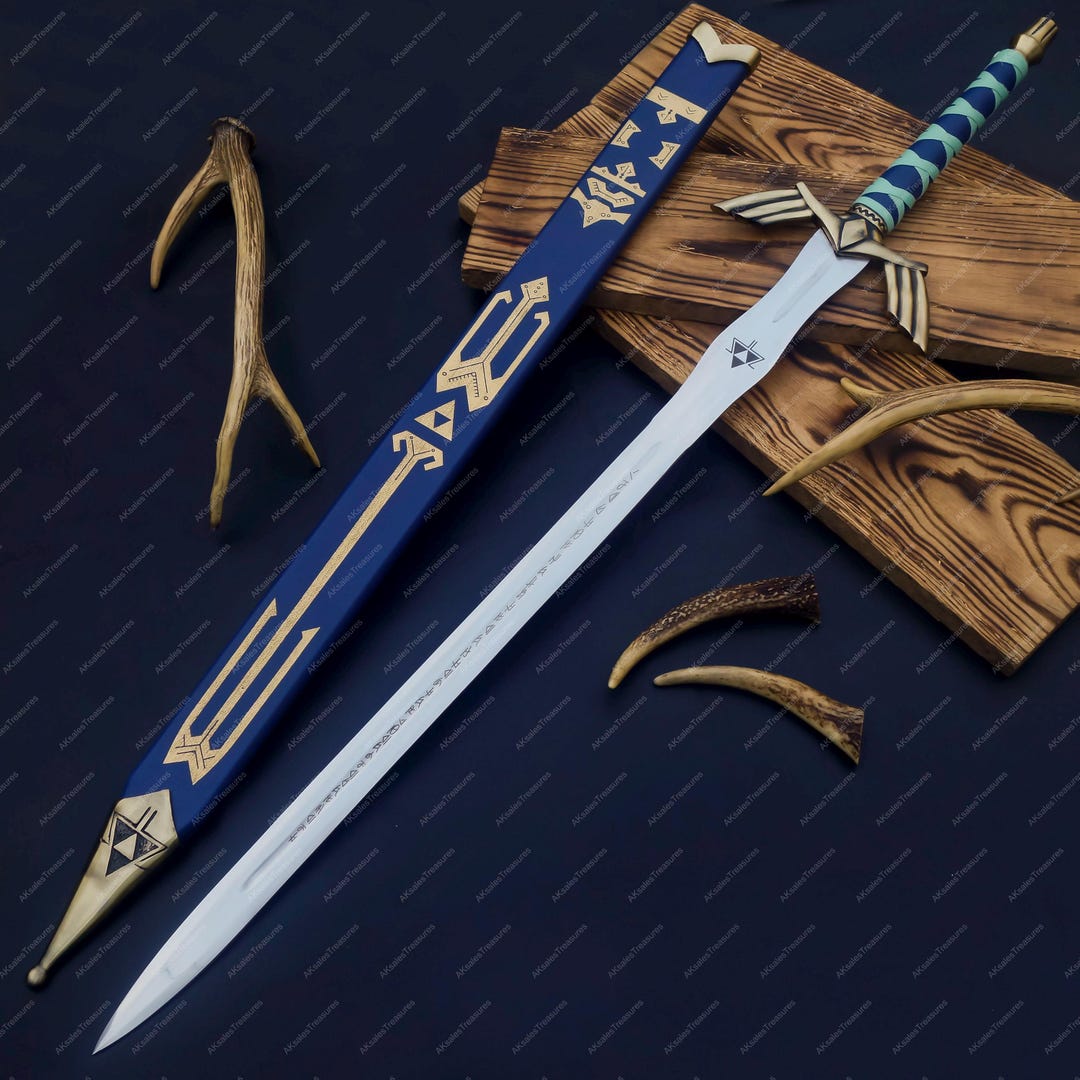Handmade Zelda Sword Custom Sword Sword With Scabbard Wedding Gift ...