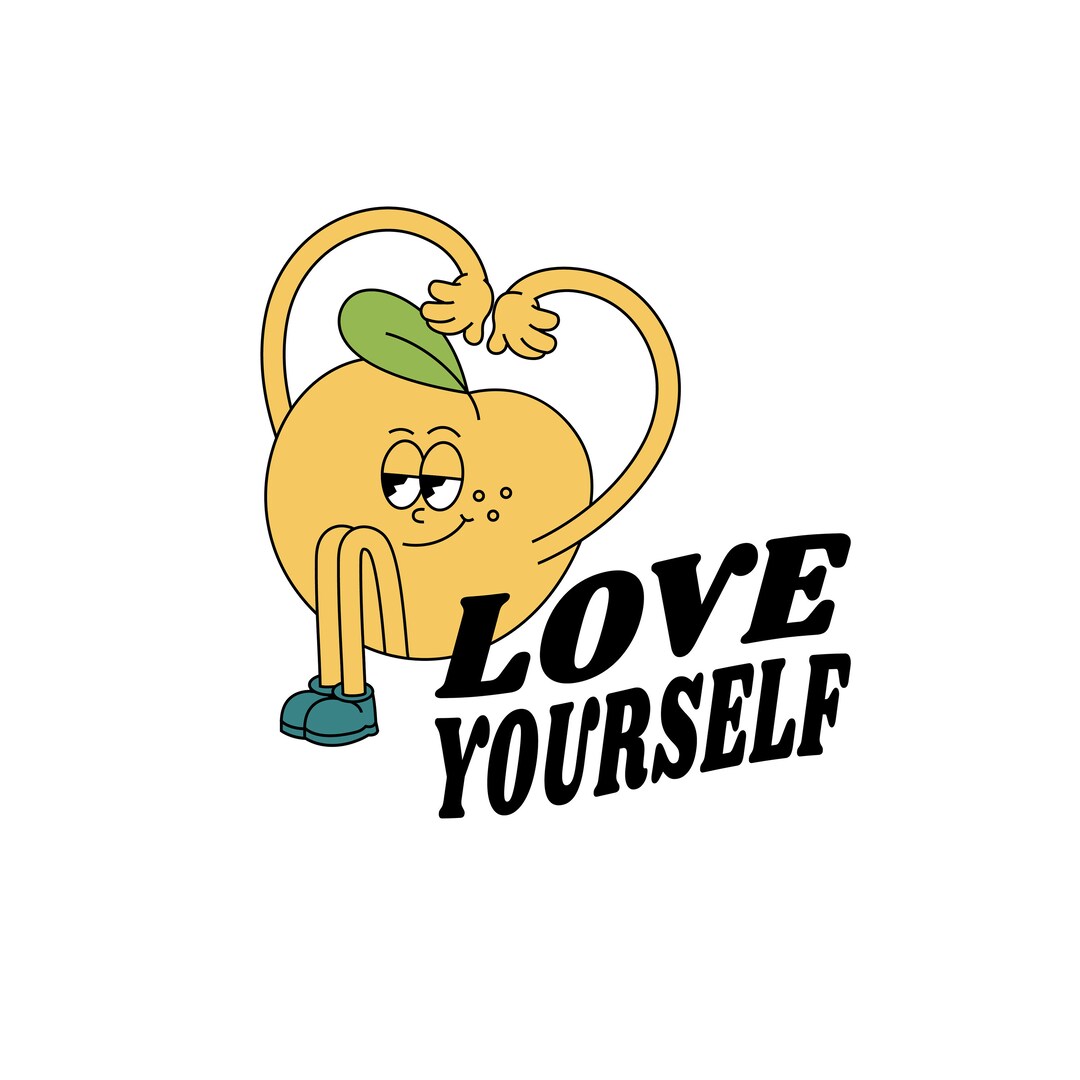 Love Yourself Fruit Die-cut Sticker - Etsy