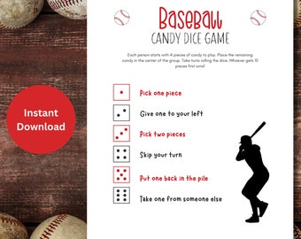 Basketball Candy Dice Game, Basketball Themed Game, Birthday Party ...