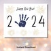 2024 New Years Handprint Craft, Printable New Years Handprint Art, New ...