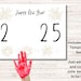 2025 New Years Handprint Craft, Printable New Years Handprint Art, New ...