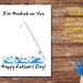 Father's Day Handprint Art Craft, I'm Hooked on You Fishing Father's ...