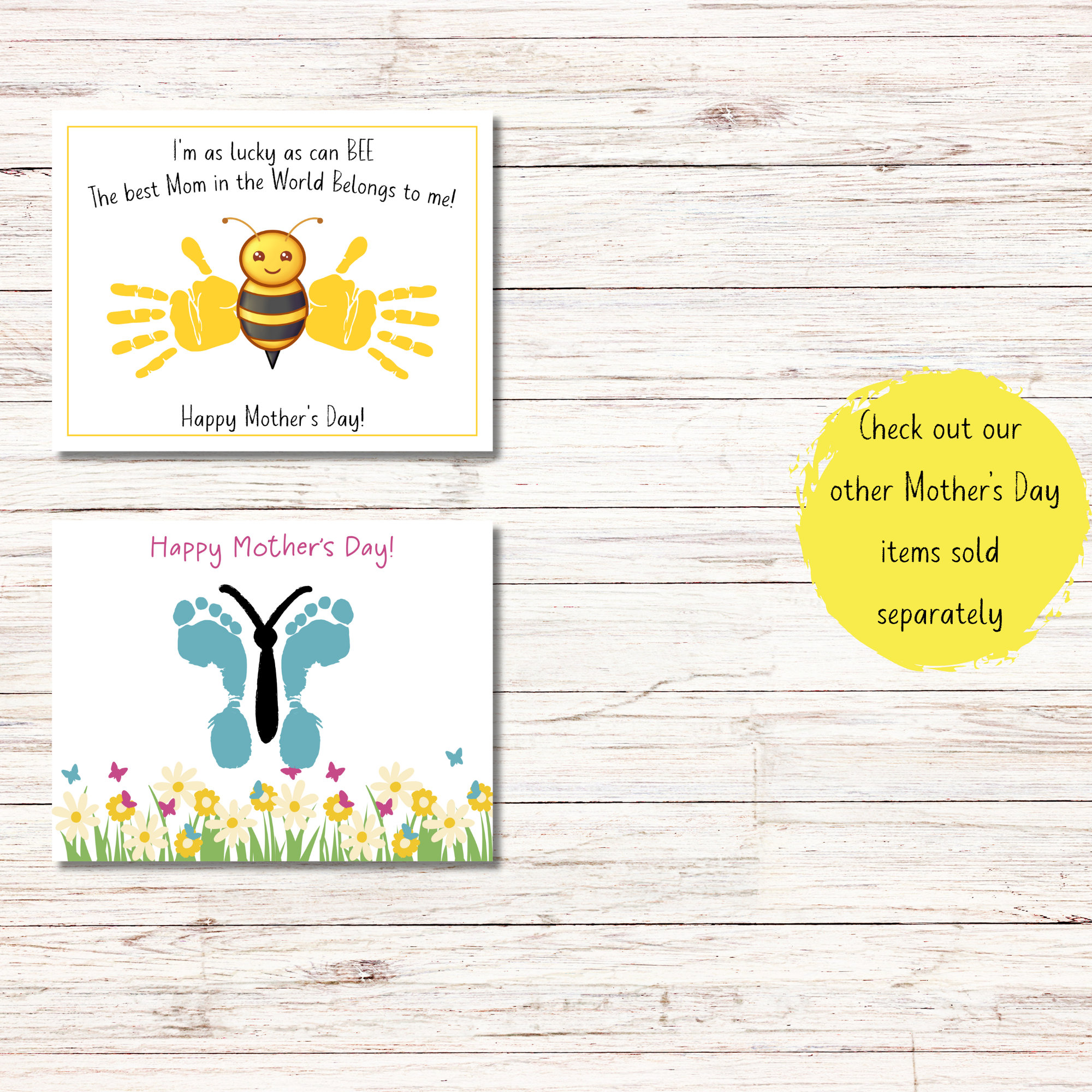 Mother's Day Printable, Mom Handprint Art, Mother's Day Handprint Craft ...