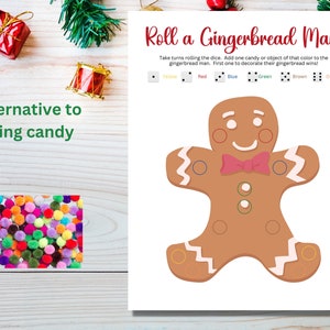 Roll a Christmas Tree, Roll a Snowman, Roll a Gingerbread Man ...