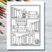 Reading Tracker Printable, Bookshelf Book Tracker, Adult Coloring Book ...