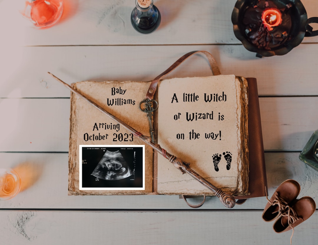 Wizard Pregnancy Announcement, A Little Witch or Wizard is on the Way ...