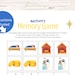 Nativity Memory Game, Bible Christmas Matching Game - Etsy