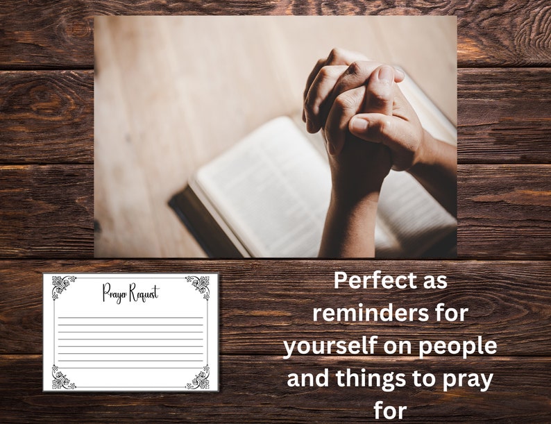 Prayer Request Cards, Prayer Box Cards, Prayer Cards, Church Prayer ...